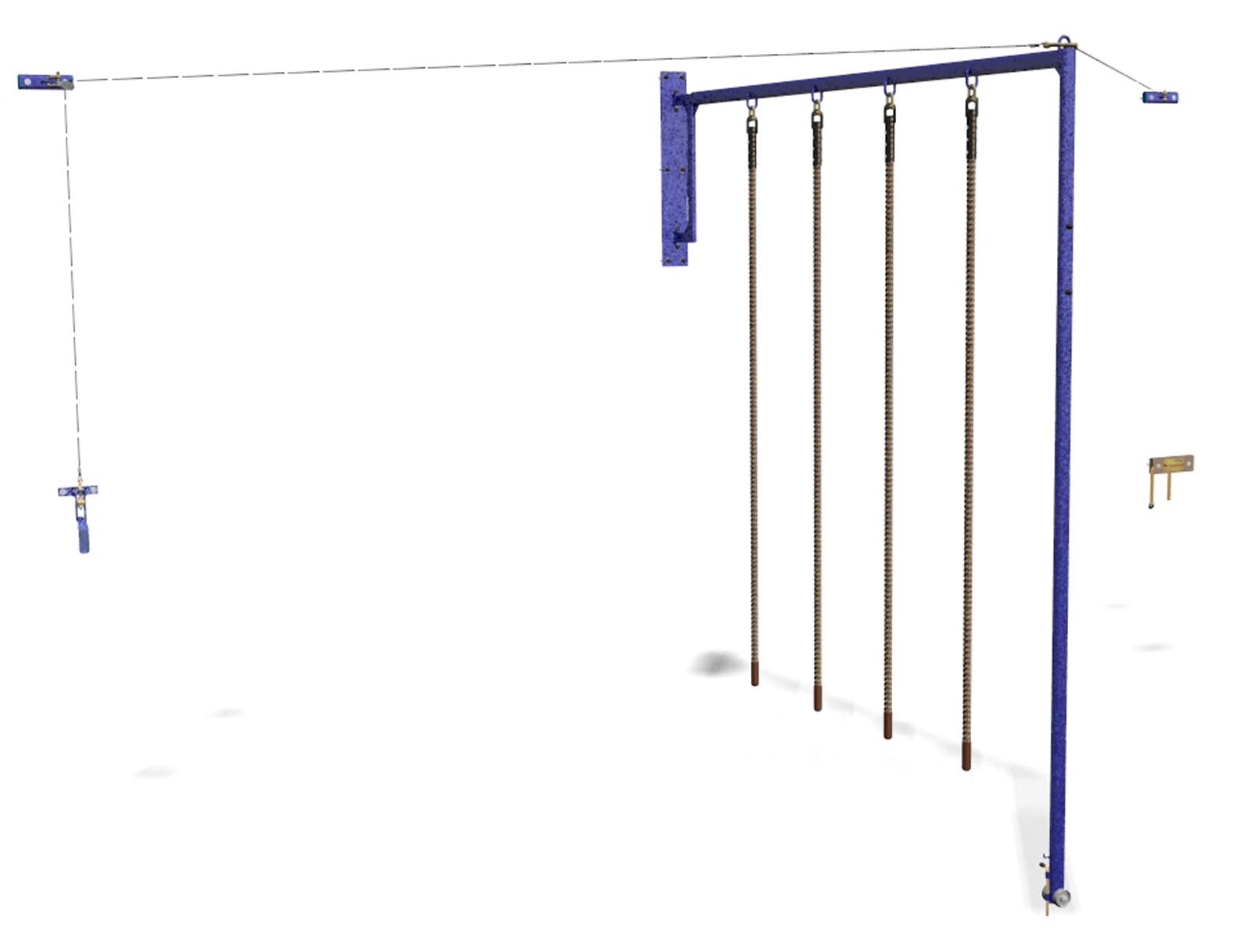 Olympic climbing rope frames | Gym-Tech