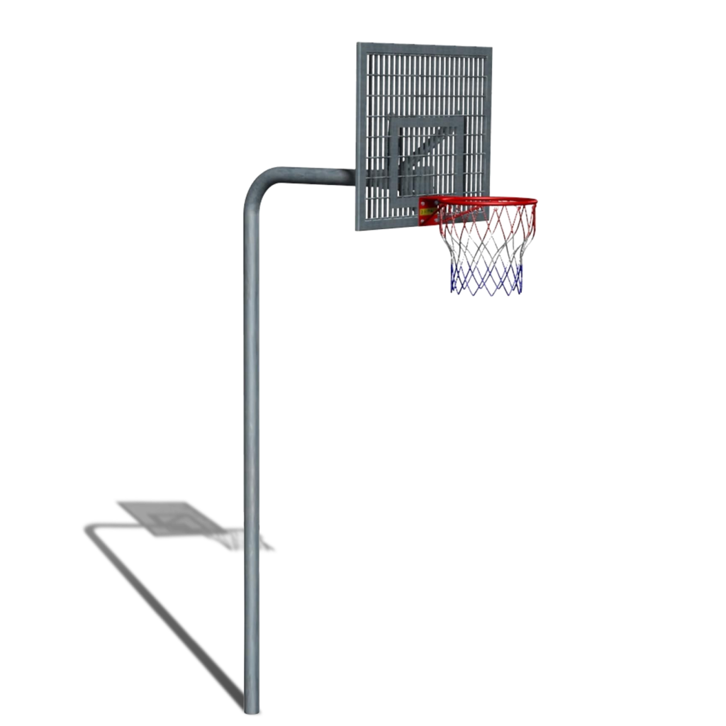 Outdoor Basketball Goal with Steel Backboard | Gym-Tech