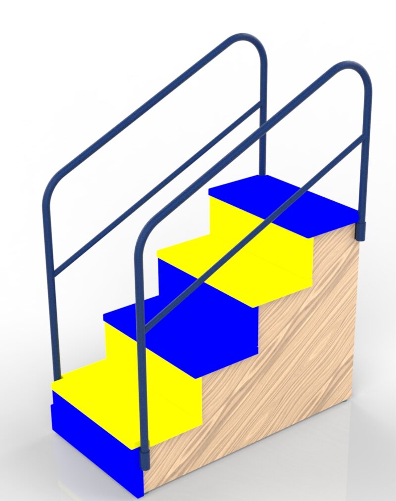 Wheelaway Padded Steps | Gym-Tech