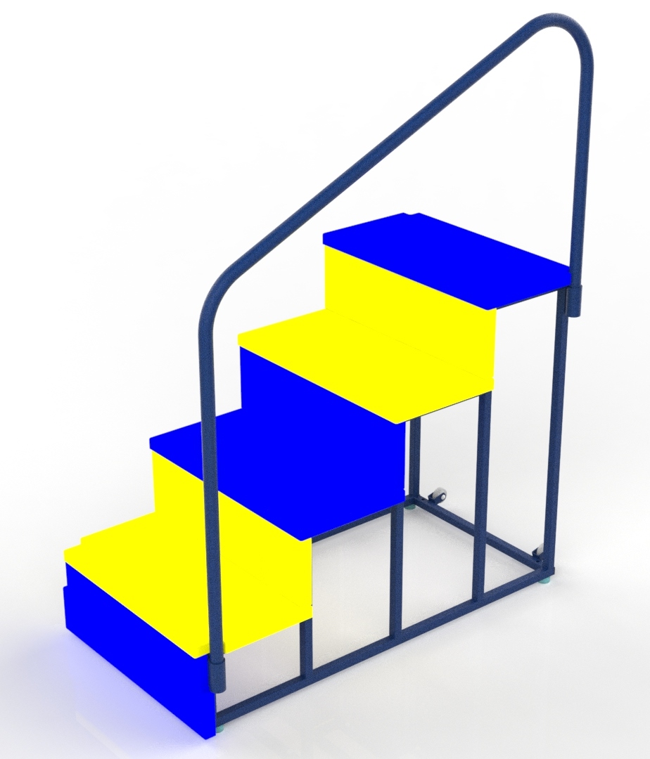 Wheelaway Padded Steps | Gym-Tech